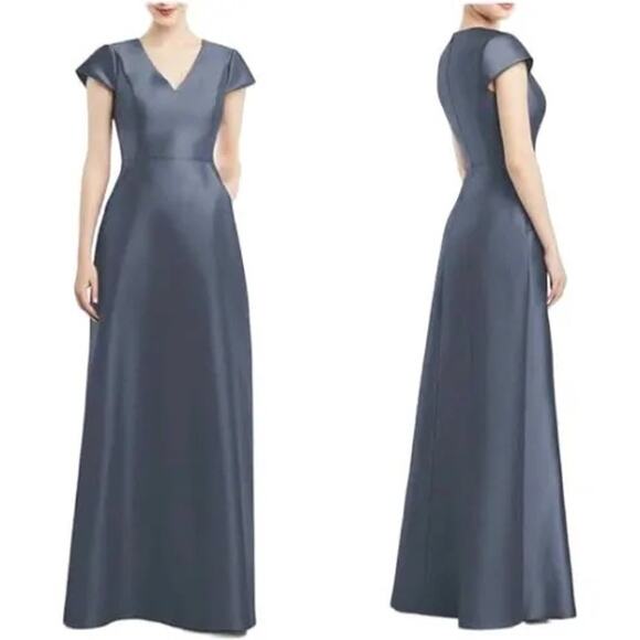 ALFRED SUNG | Dresses | Alfred Sung D779 Silverstone Size Zero Cap ...